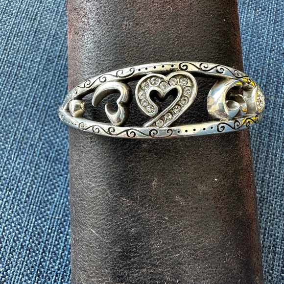 Brighton | Jewelry | Brighton Heart Bangle Bracelet | Poshmark